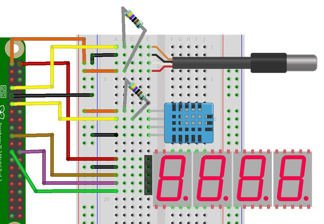 Wetter2: 7 Segment Display – Coding World